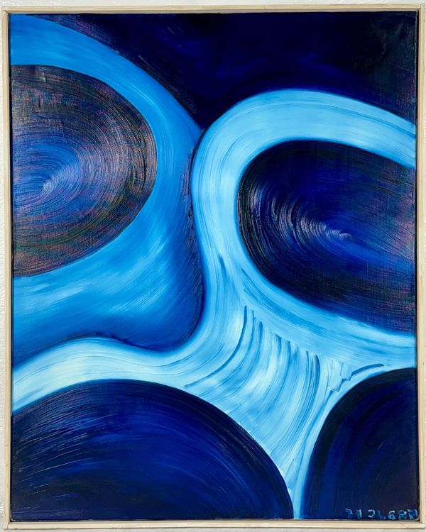 Grosses Pop Art Abstrakte Gemälde Unleserlich Signiert | Kaufen auf Ricardo