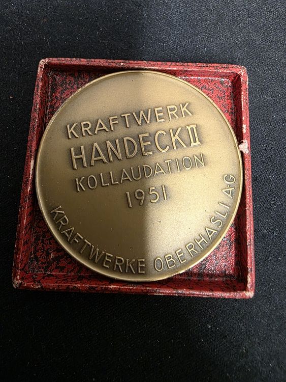 Kraftwerk Handeck II - Koll.Medaille 1951 - Rarität! (Gebraucht) in ...