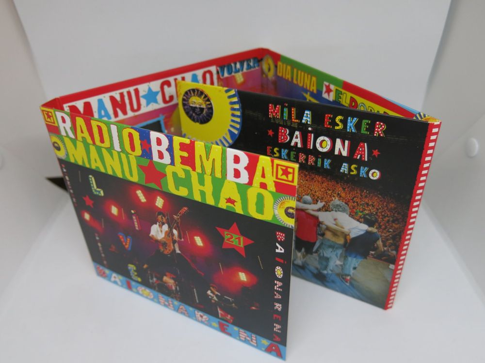 2 CD + DVD: Manu Chao, Radio Bemba – Baionarena (Gebraucht) in für CHF ...