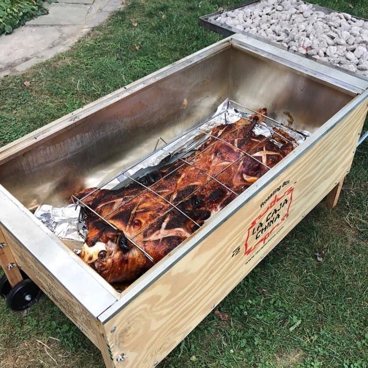 La Caja China Holzkohlengrill Box Modell 1 neu (Neu und ...