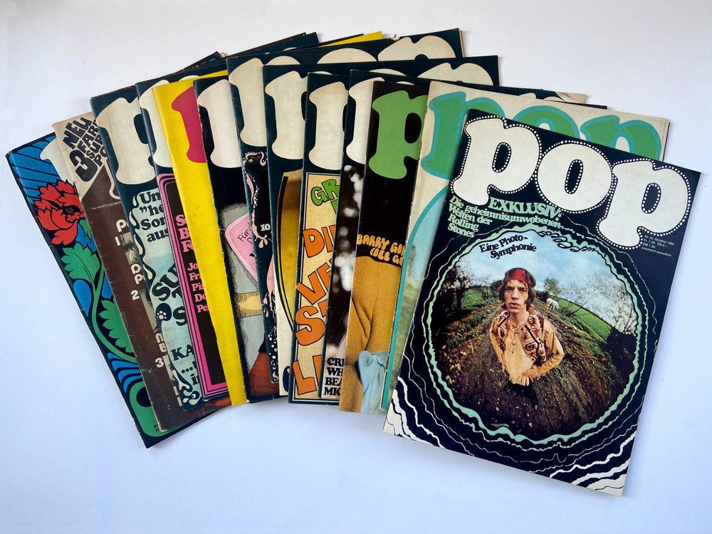13 x POP Magazine. POP Verlag Zürich. 1967 – 1969 (Gebraucht) in Zürich ...