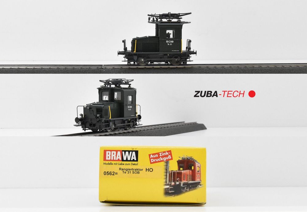 Brawa 0562 Rangierlok Te 2/2 der SOB H0 GS Analog mit OVP (Gebraucht ...