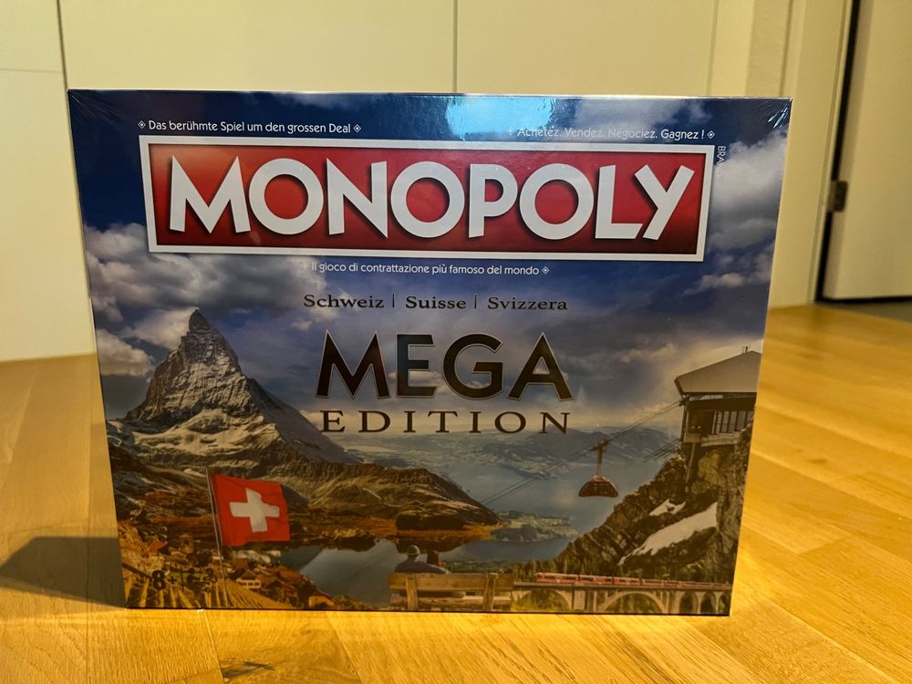 MONOPOLY Schweiz MEGA Edition originalverpackt/ungebraucht | Kaufen auf Ricardo