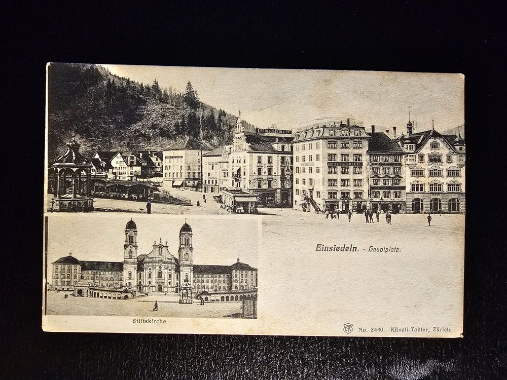 PK Postkarte Einsiedeln Hauptplatz (Gebraucht) in Dallenwil für CHF 5 – mit Lieferung auf ...