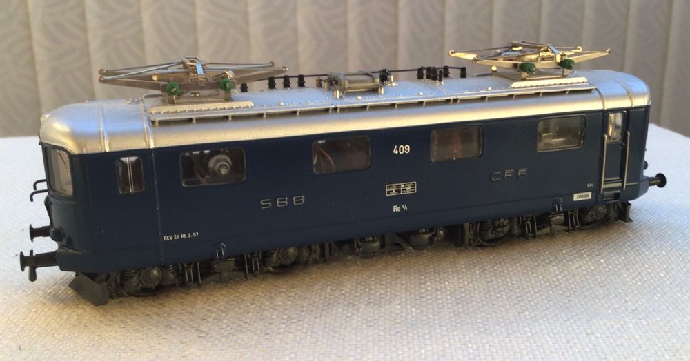 HAG E-Lok Re 4/4I in blau Betriebs-Nr. 409 (Gebraucht) in Nunningen für ...