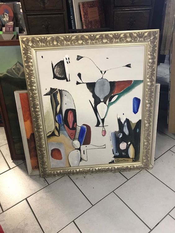 Edoardo Samartino Öl auf Leinwand Original sehr schön | Kaufen auf Ricardo