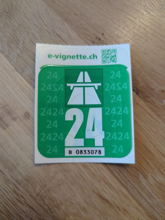 E-Vignette Autobahn Schweiz 2024 gültig unbenutzt (Neu und originalverpackt) in Brugg AG für CHF ...