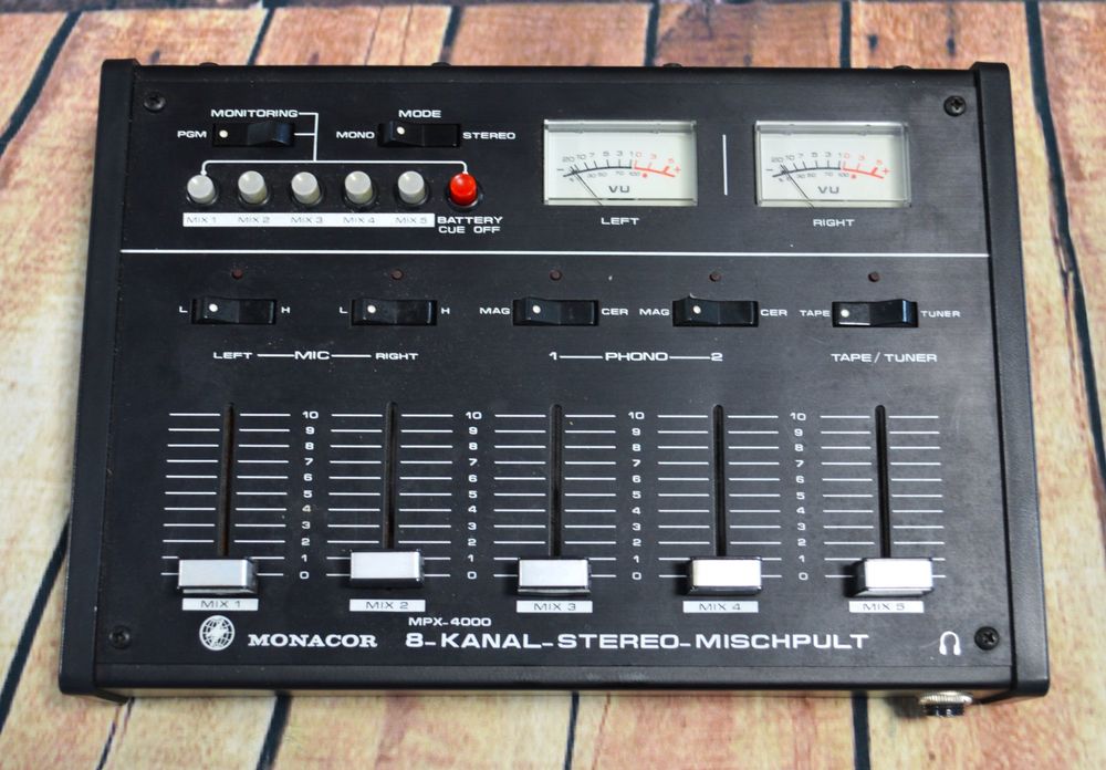5849 Monacor MPX-4000 8-Kanal-Stereo-Mischpult | Kaufen auf Ricardo