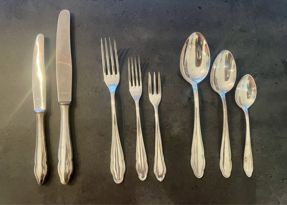 Homag 90 Tafelsilber, Besteckset Vintage 90 Teile (Neu (gemäss ...