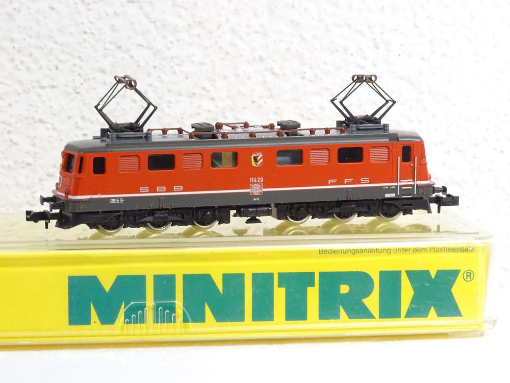 Minitrix 12967 Ae6/6 SBB/CFF, Rot, 11429, Analog, Spur N,OVP | Kaufen ...