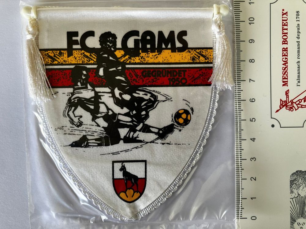 Vintage Fanion/Wimpel FC GAMS 1950 (Neu und originalverpackt) in Gland ...