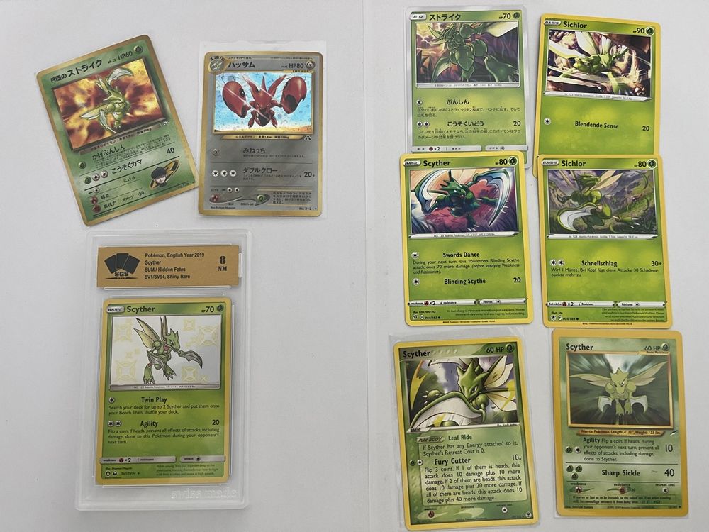 Pokemon Scyther/Sichlor & Sherox Set | Kaufen auf Ricardo