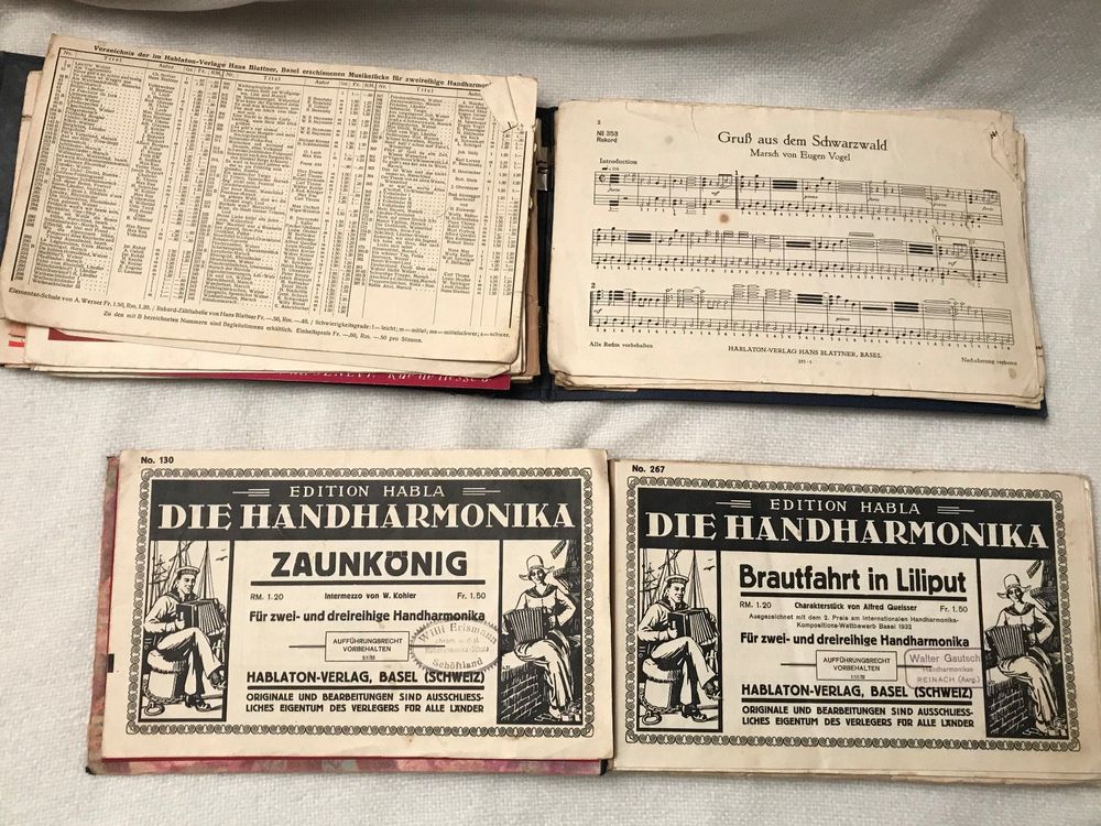 Handorgel "Ranco Antonio Kercelli", Alt. (Gebraucht) in Buchrain für ...