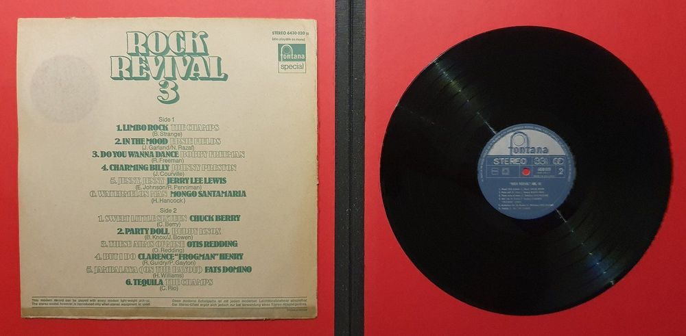 Schallplatte (Sampler) 🎸 Rock Revival 3 🎸 (Gebraucht) in Illnau für CHF ...