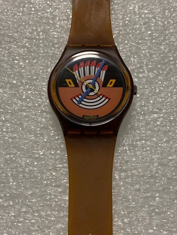 SWATCH *GENT *GF100* Ruffeld Feathers *1987* NEU*EXTREM RAR | Comprare ...
