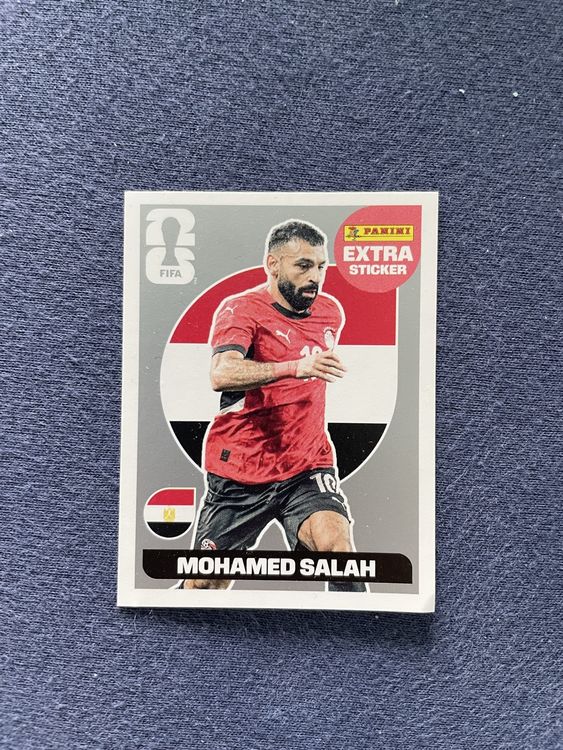 Panini FIFA WM 2026 Extra Sticker - Mohamed Salah Silber neu (Neu ...