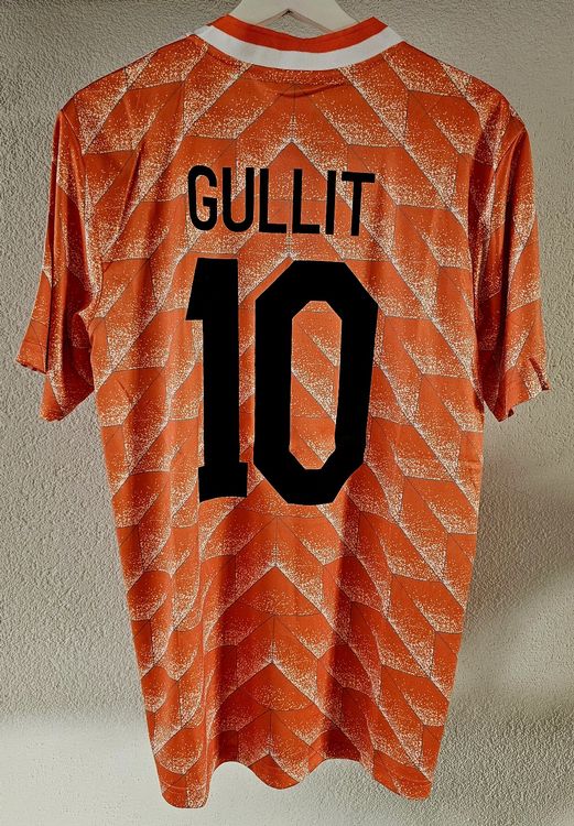 Holland Retro Fussballtrikot Gullit 10 Gr.L (Neu und originalverpackt ...