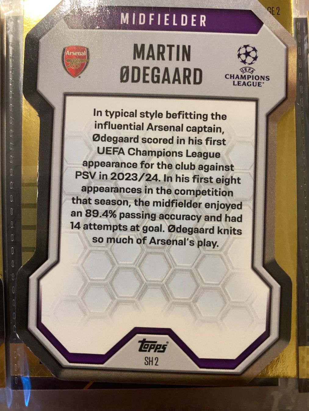 Topps Match Attax 24/25 Chrome Shield Odegaard (Neu (gemäss ...
