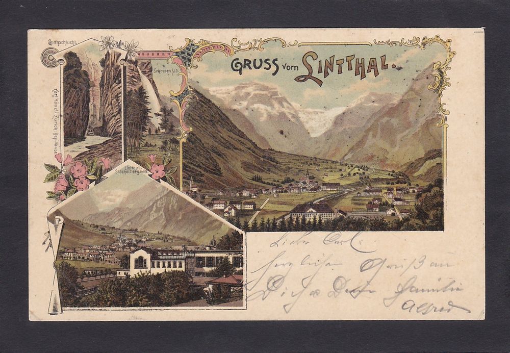 LINTHAL, 4-Bild Litho, 1899 (Gebraucht) in Reiden für CHF 13 – mit ...