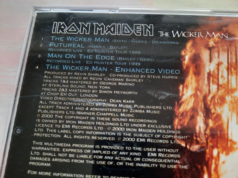 Cd Iron Maiden - The Wicker Man | Kaufen auf Ricardo