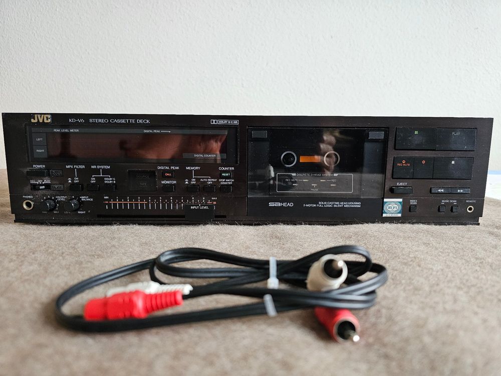 Jvc Kd V6 Stereo Cassette Desk Recorder With Dolby B C Nr Kaufen Auf