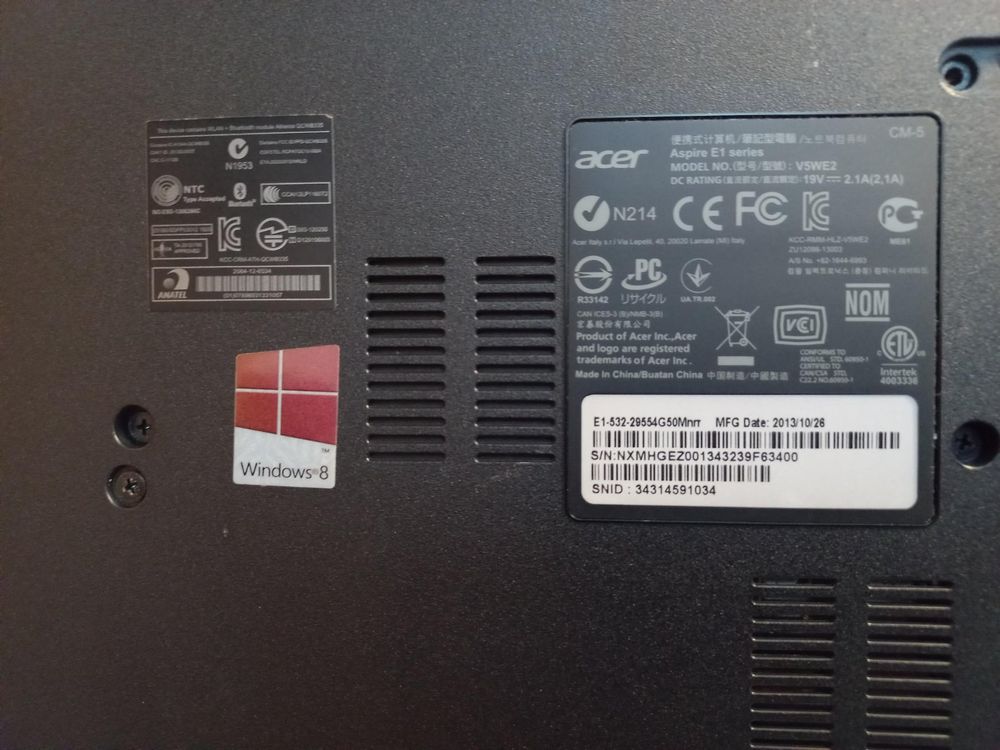 Acer E1 V5WE2 17" | Kaufen auf Ricardo
