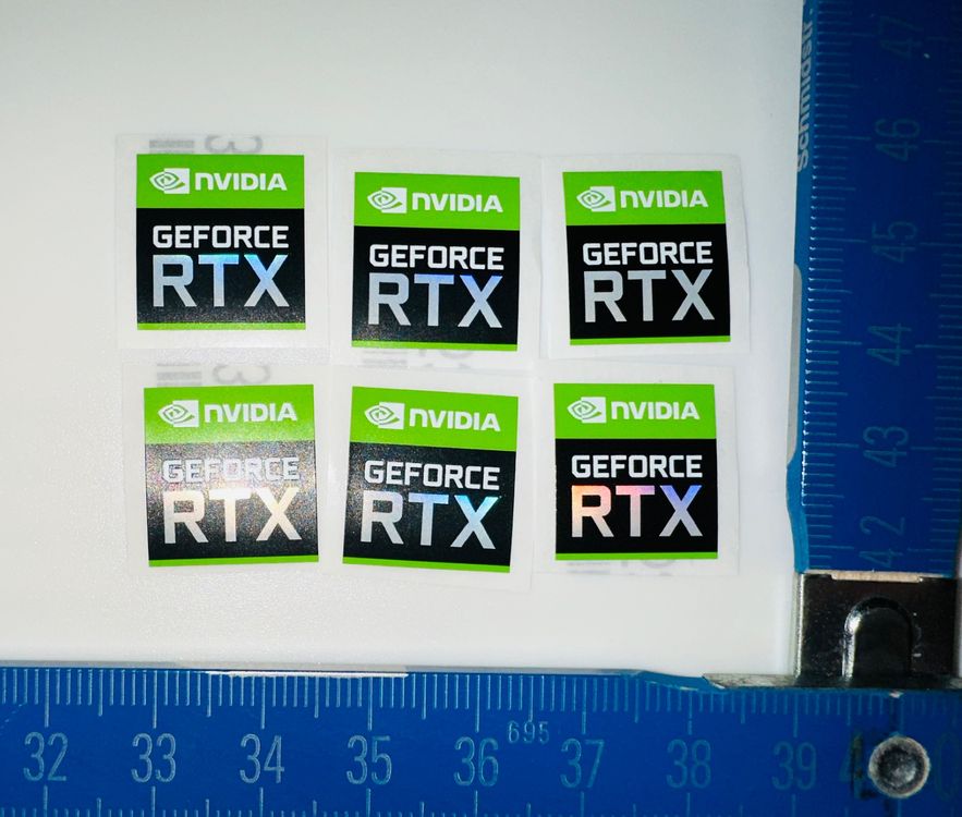 NVIDIA GeForce RTX AUFKLEBER ¦ STICKER | Acheter sur Ricardo
