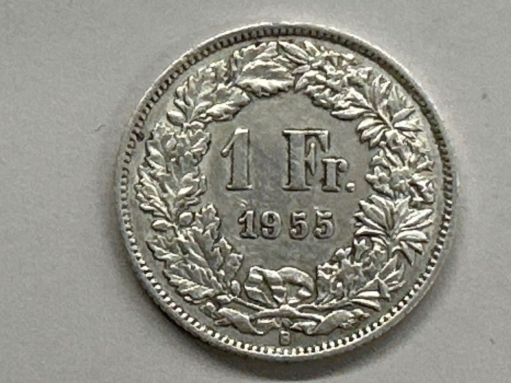 1 Fr. Silber Schweiz 1955 ss (Gebraucht) in Herisau für CHF 15 – mit Lieferung auf Ricardo kaufen