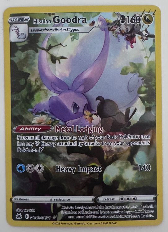 Hisuian Goodra Pokemon Crown Zenith GG21/70 | Kaufen auf Ricardo