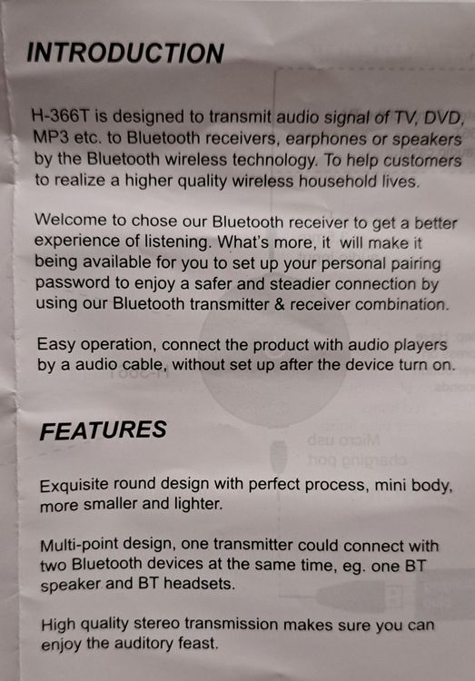 Multi-point Bluetooth audio transmitter | Kaufen auf Ricardo Multi-point Bluetooth audio transmitter | Kaufen auf Ricardo