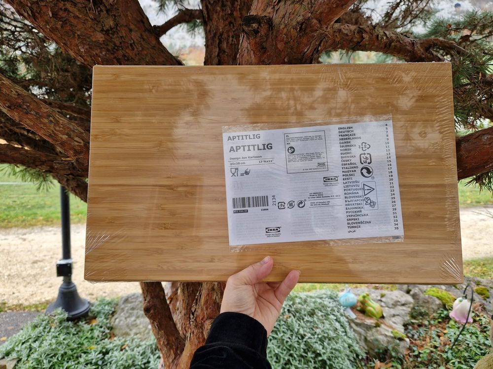 Schneidebrett Bambus IKEA APTITLIG 45x28cm ,NEU und verpackt (Neu und originalverpackt) in ...