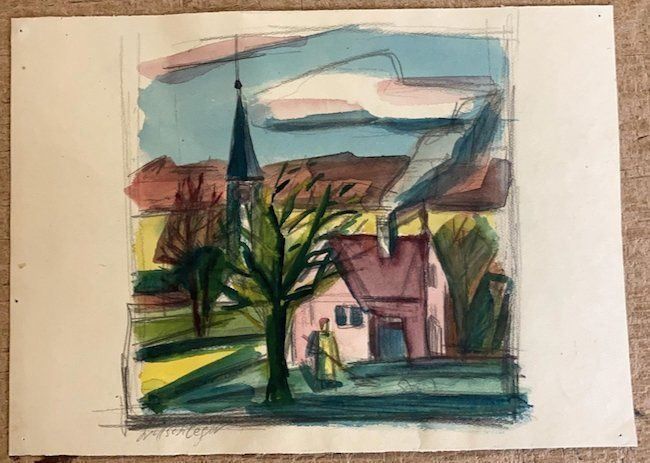 Aquarell von Hans Wullschleger (ID b1872) (Gebraucht) in Gelterfingen für CHF 20 – mit Lieferung ...
