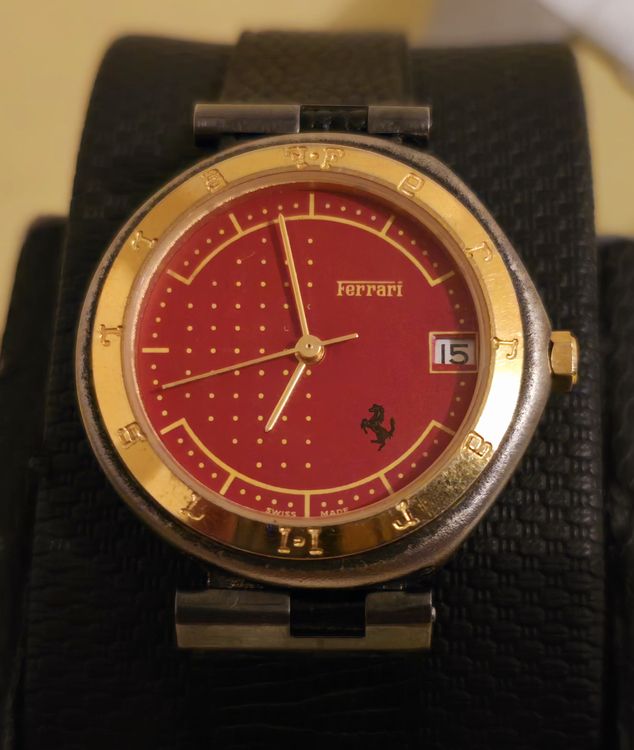 Montre Ferrari vintage, bracelet cuir Le Roy (Gebraucht) in Grand-Lancy ...