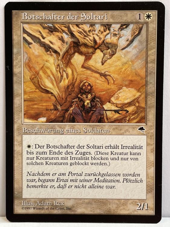 Magic The Gathering - Botschafter der Soltari (Neu (gemäss Beschreibung ...