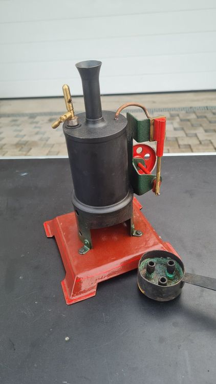 🔥schöne stehende Dampfmaschine / Eigenbau?? / Bing???🔥 (Gebraucht) in ...