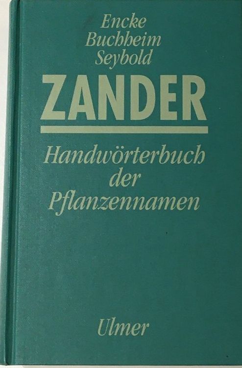 Ulmer: Zander - Handwörterbuch der Pflanzennamen (Gebraucht) in Grüningen für CHF 4 – mit ...