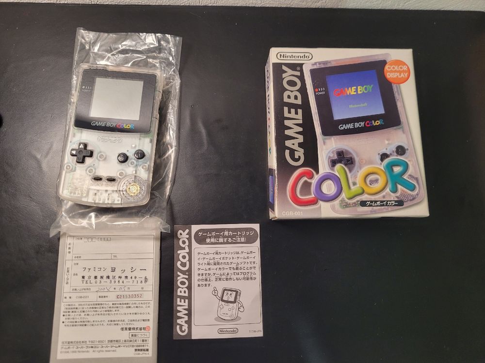 Gameboy color Transparent clear [in OVP] (Neu und originalverpackt) in ...