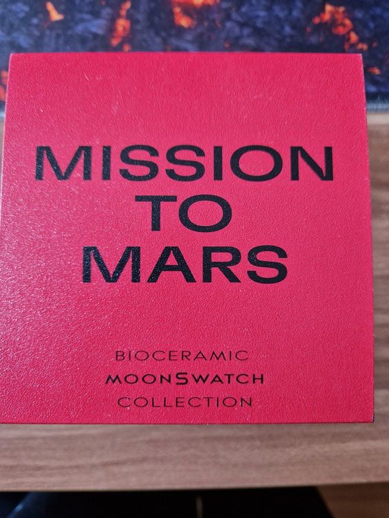 OMEGA X SWATCH Mission To Mars Bioceramic Moonswatch (Neu und ...