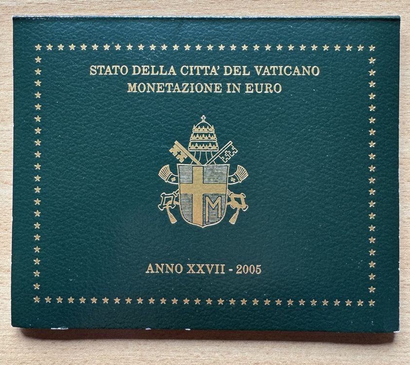 Euro Kursmünzensatz Vatikan 2005 - original verpackt Stgl (Neu und originalverpackt) in ...