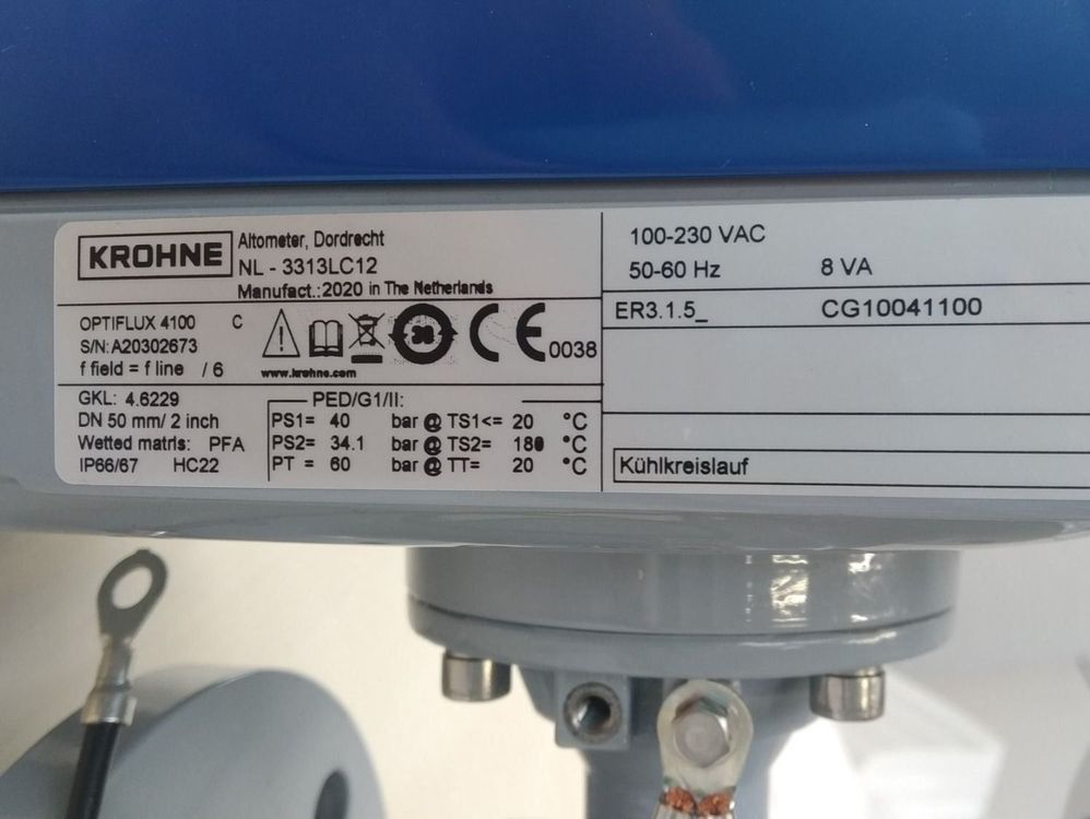 KROHNE Durchflussmesser Optiflux 4100, NEU | Kaufen auf Ricardo
