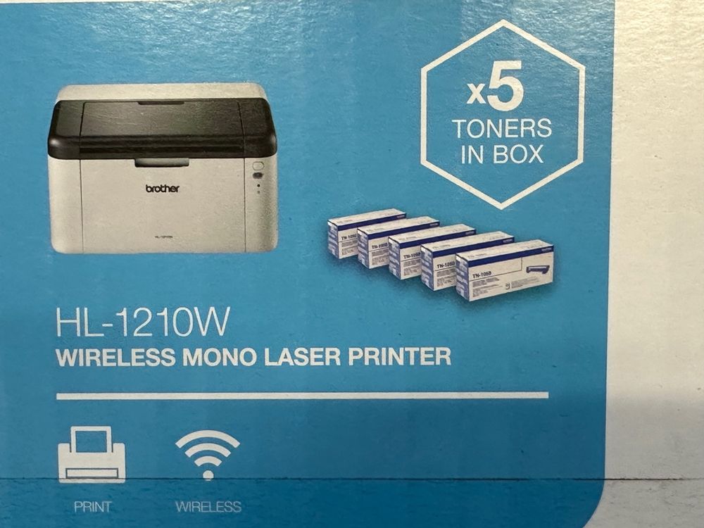 Brother Wireless Mono Laser Printer *NEU* (Neu und originalverpackt) in ...
