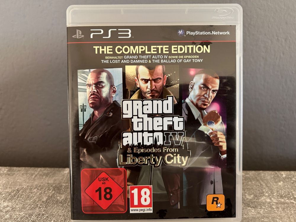Grand Theft Auto IV - The Complete Edition - GTA 4 / PS3 (Gebraucht) in ...
