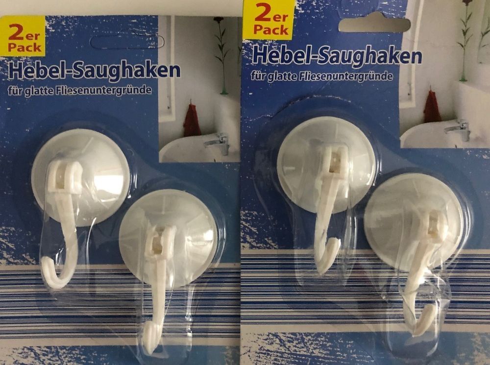 4 x Hebel Saughaken für Küche + Bad usw. | Kaufen auf Ricardo