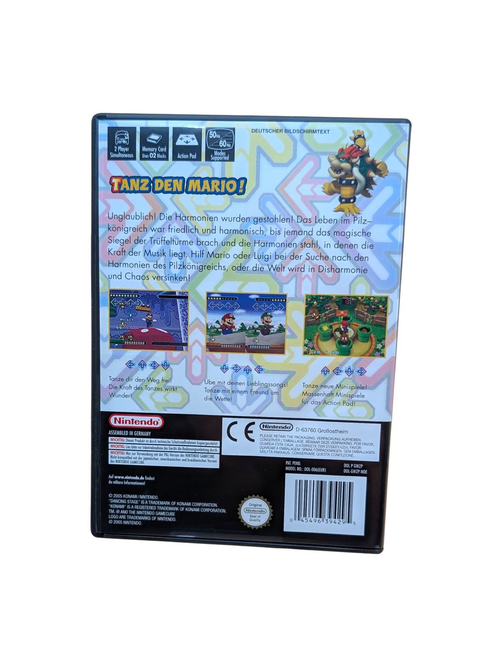 Dancing Stage Mario Mix Nintendo GameCube Mit Tanzmatte (Gebraucht) in ...