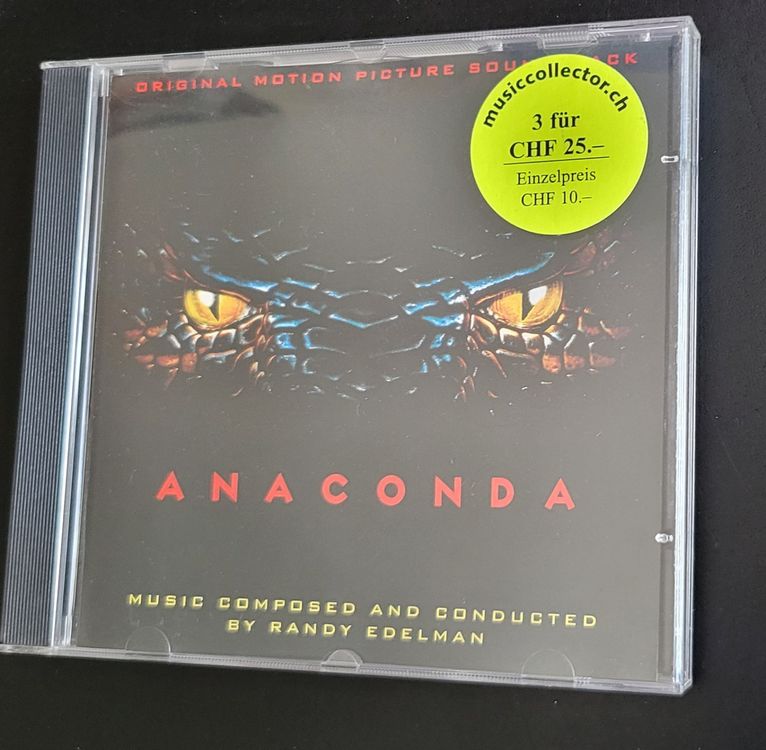 Randy Edelman – Anaconda Original Motion Picture Soundtrack (Gebraucht ...