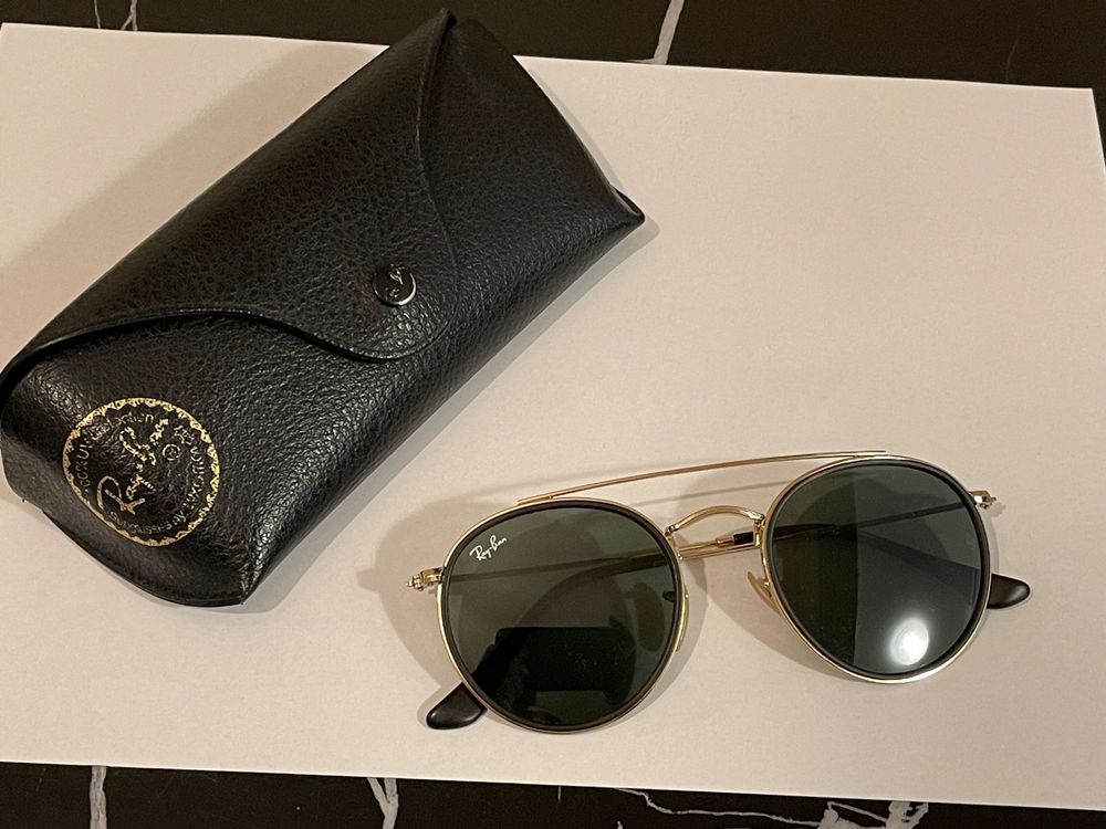 LUNETTE DE SOLEIL RAY-BAN ET ÉTUI EN CUIR | Kaufen auf Ricardo