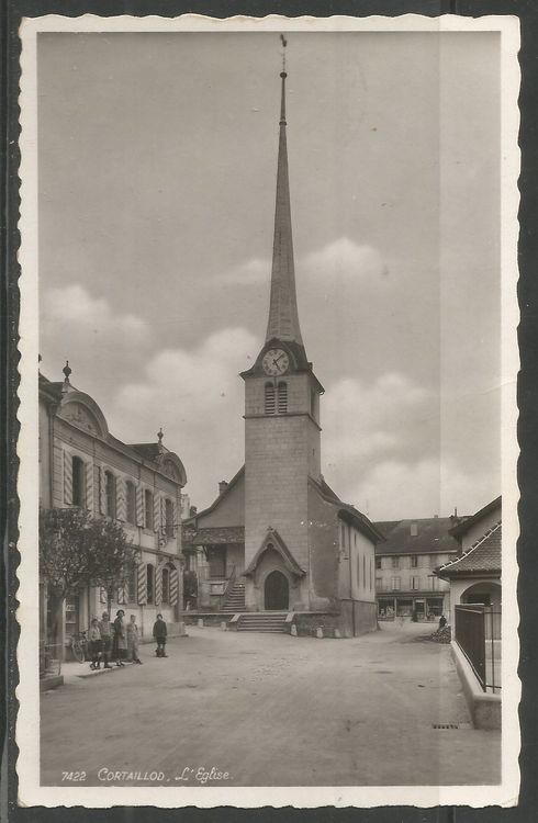 Carte P de 1936 ( Cortaillod / L'Eglise ) (Gebraucht) in La Russille ...