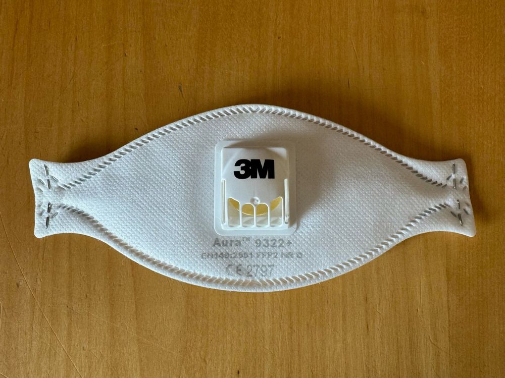 Fein-Staubmaske 3M FFP2 Aura 9322+BV mit Ventil 160 Stück | Kaufen auf Ricardo