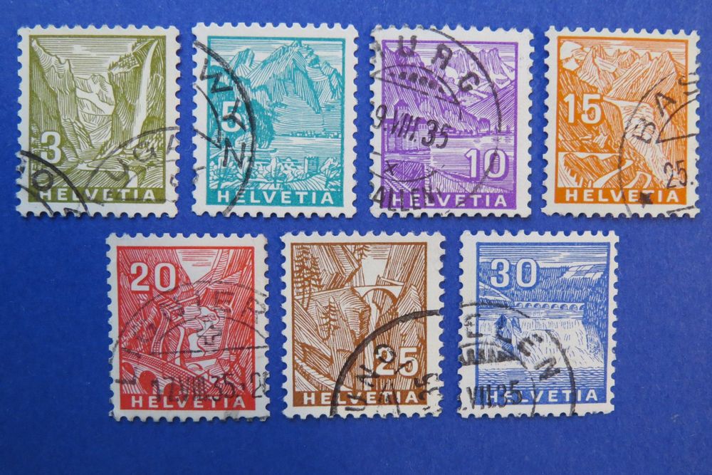 Serie Landschaftsbilder 1934 Nr.194-200 komplett - SBK: 25.- | Kaufen auf Ricardo