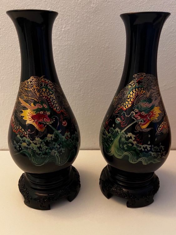Lackvasen aus China (Fujian Lacquer Wares) (Gebraucht) in Biel/Bienne ...